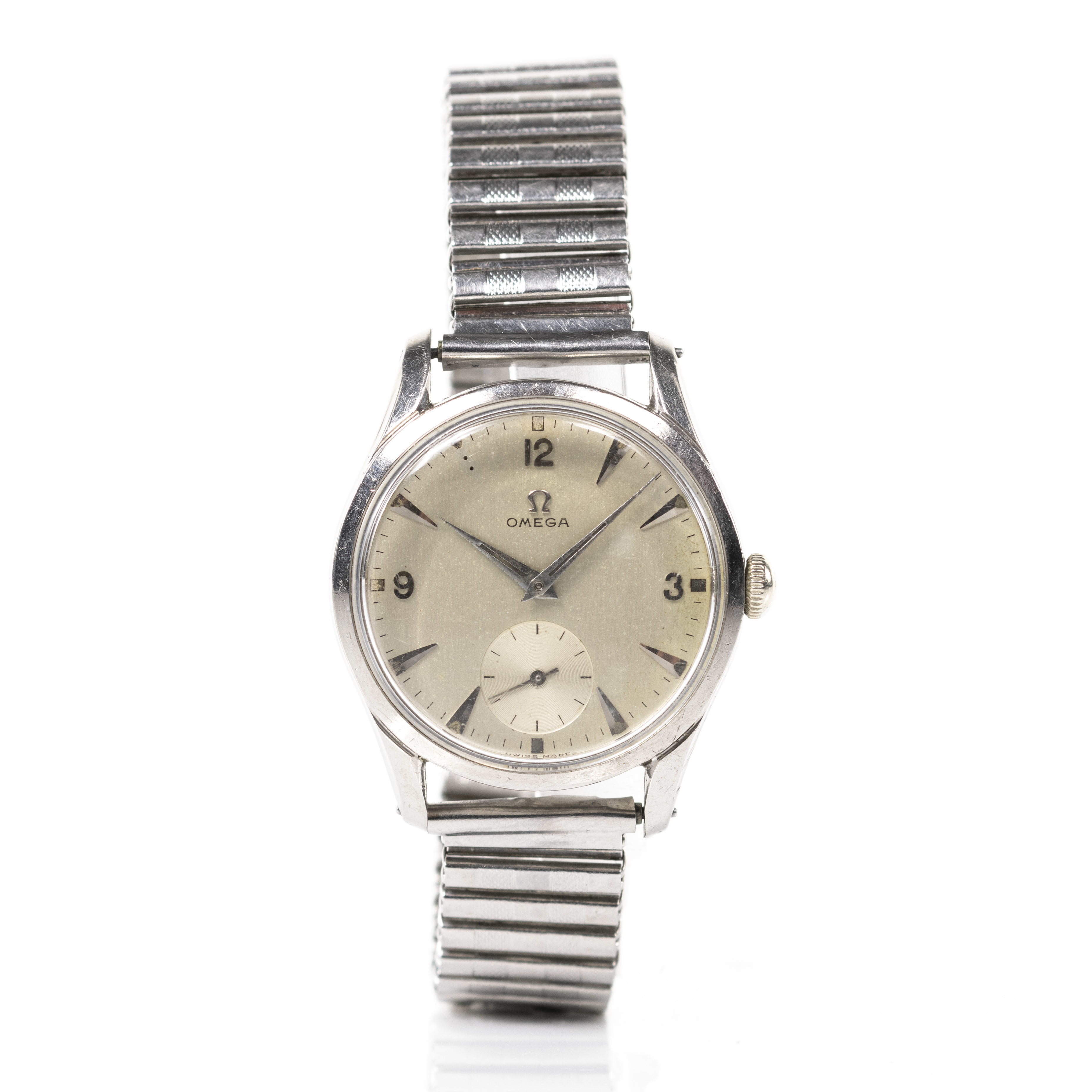 Omega, 2639, 35,5 mm, rostfritt, 1950 | Auktion