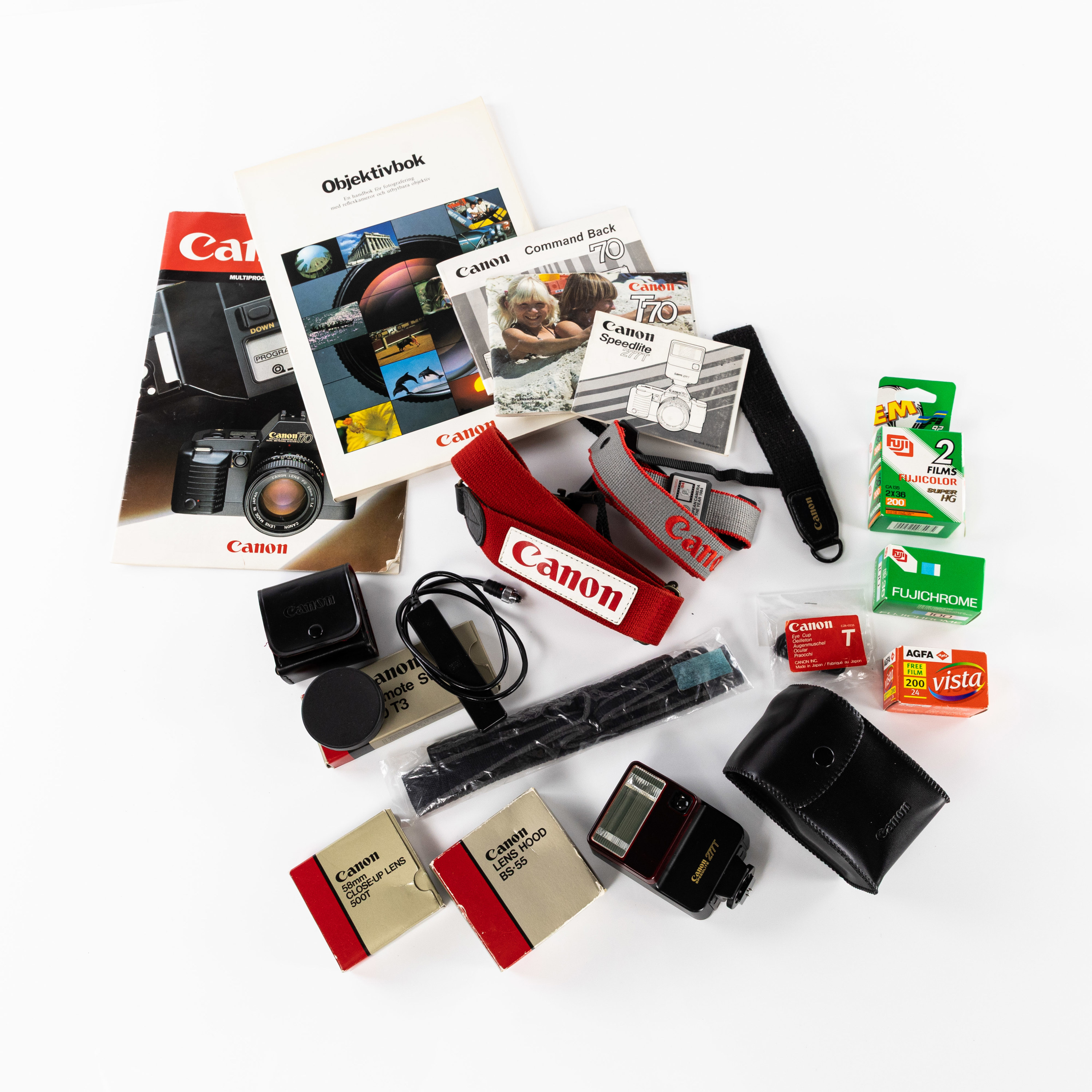 Systemkamera, Canon T70, 2 objektiv, til… | Auktion.se